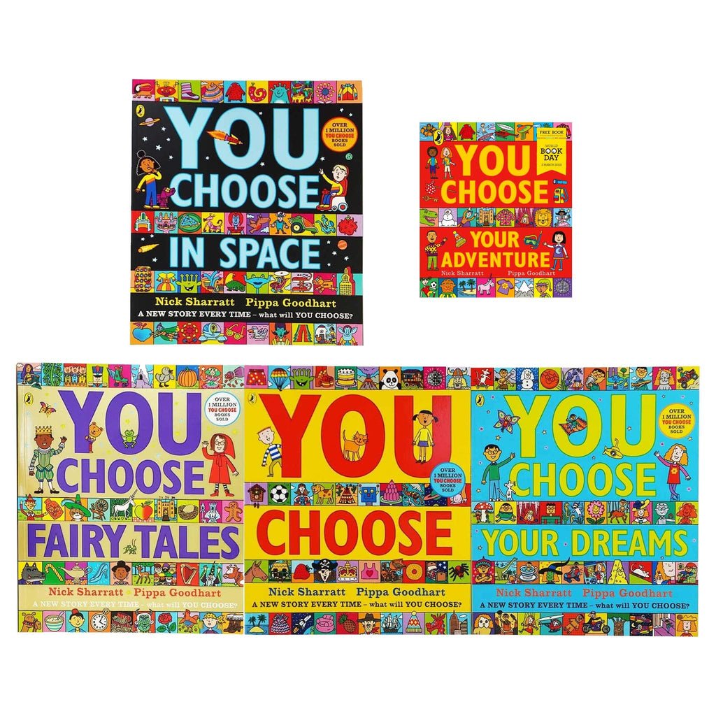 You Choose Series With World Book Day 2023 5 Books Collection Set By