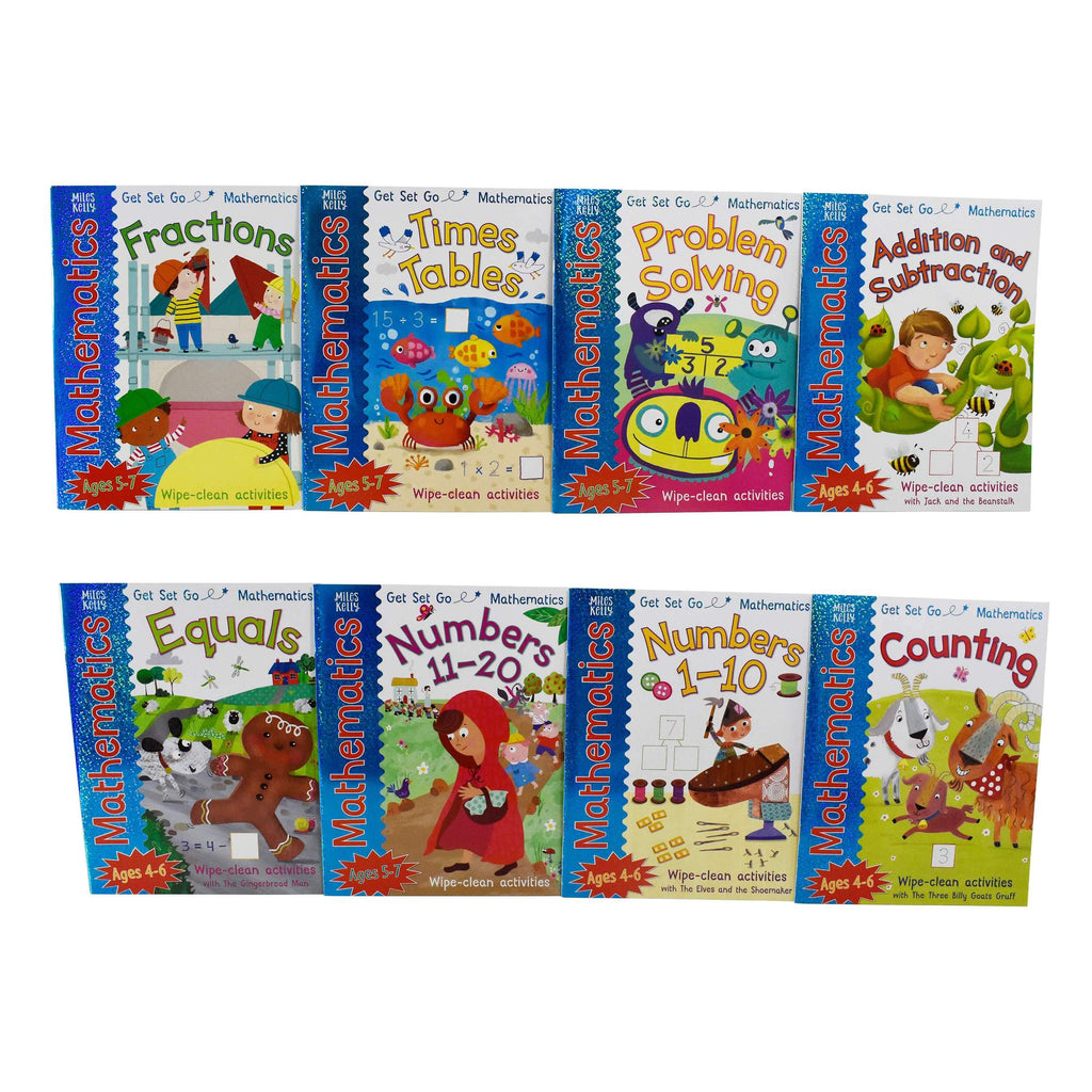 Get Set Go Mathematics 8 Books Wipe Clean Activity Book Set With Poster Get Set Go Mathematics 8 Books Wipe Clean Activity Book Set With Poster