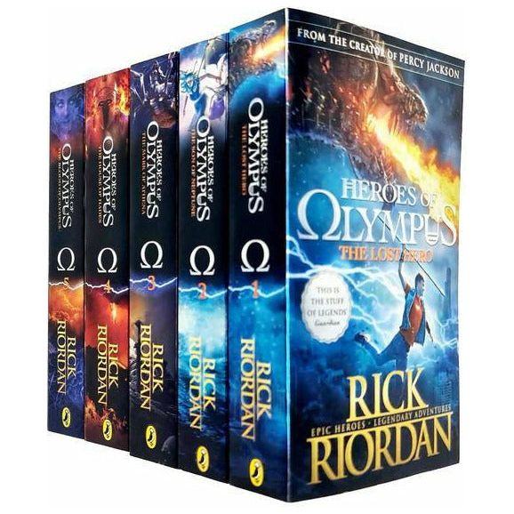 The Heroes of Olympus The Complete 5 Books Set By Rick Riordan