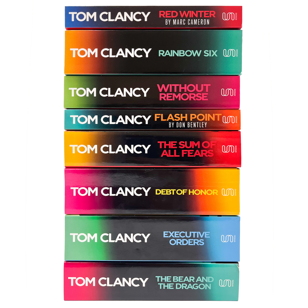 Tom Clancy Series 8 Books Collection Set Red Winter, Without Remorse ...