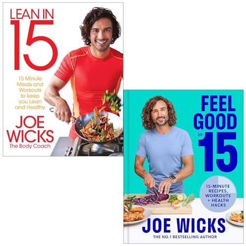 Lean in 15 The Shift Plan and [Hardcover] Feel Good In 15 By Joe Wicks