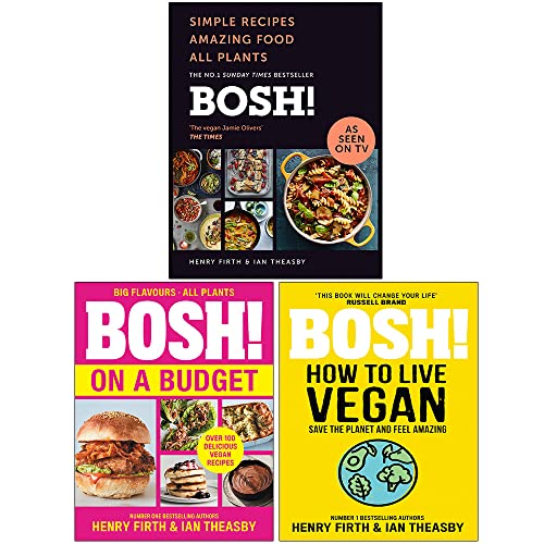 BOSH Simple recipes [Hardcover], BOSH on a Budget, BOSH How to Live Ve