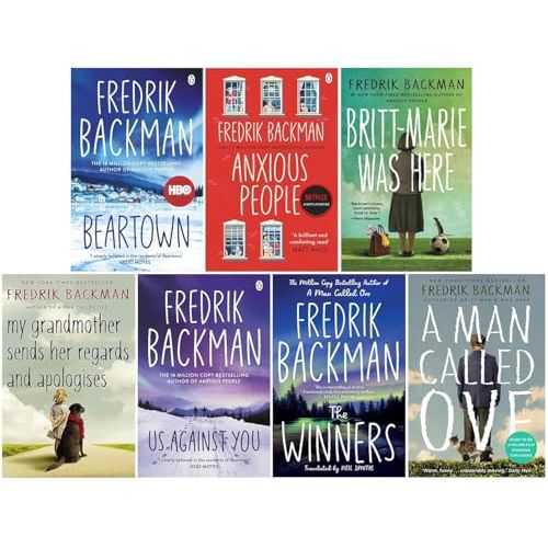 Fredrik Backman 7 Books Collection Set (Beartown, Us Against You, The