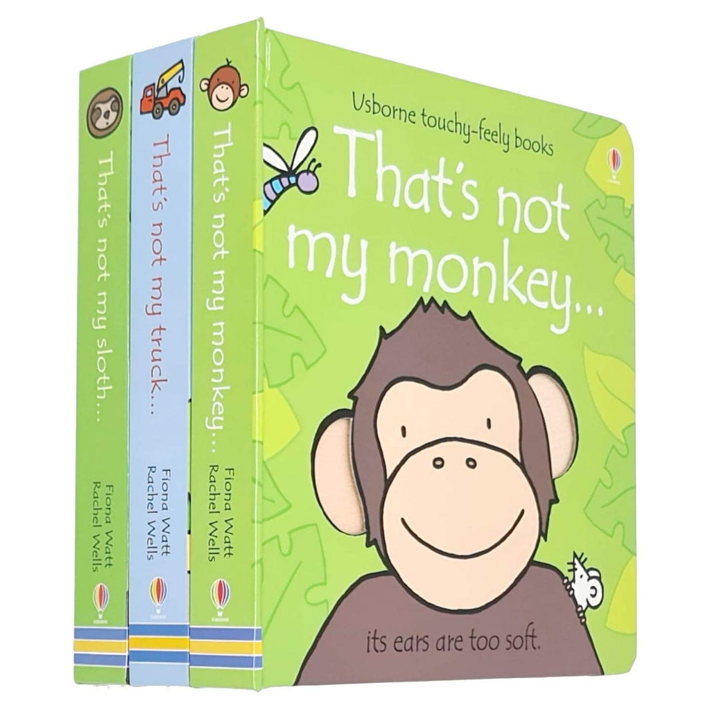 Thats not my Series 3 Books Collection Set By Fiona Watt (Monkey, Truc