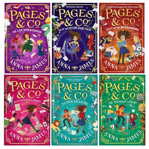 Pages and Co Series 6 Books Collection Set (Tilly And The Bookwanderer