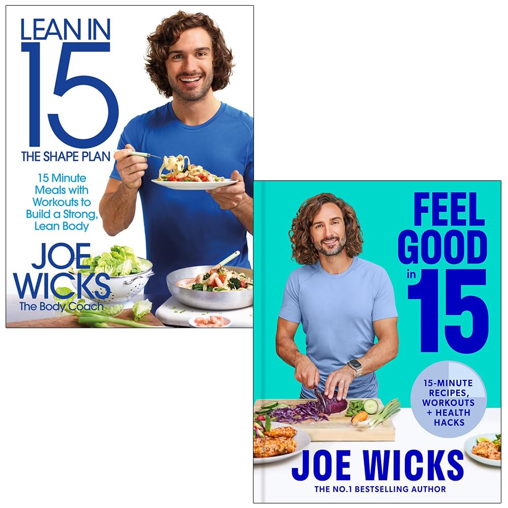 Lean in 15 The Shape Plan and [Hardcover] Feel Good In 15 By Joe Wicks