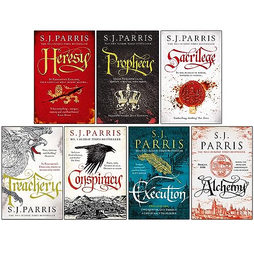 Giordano Bruno Series 7 Books Collection Set by S. J. Parris (Heresy,