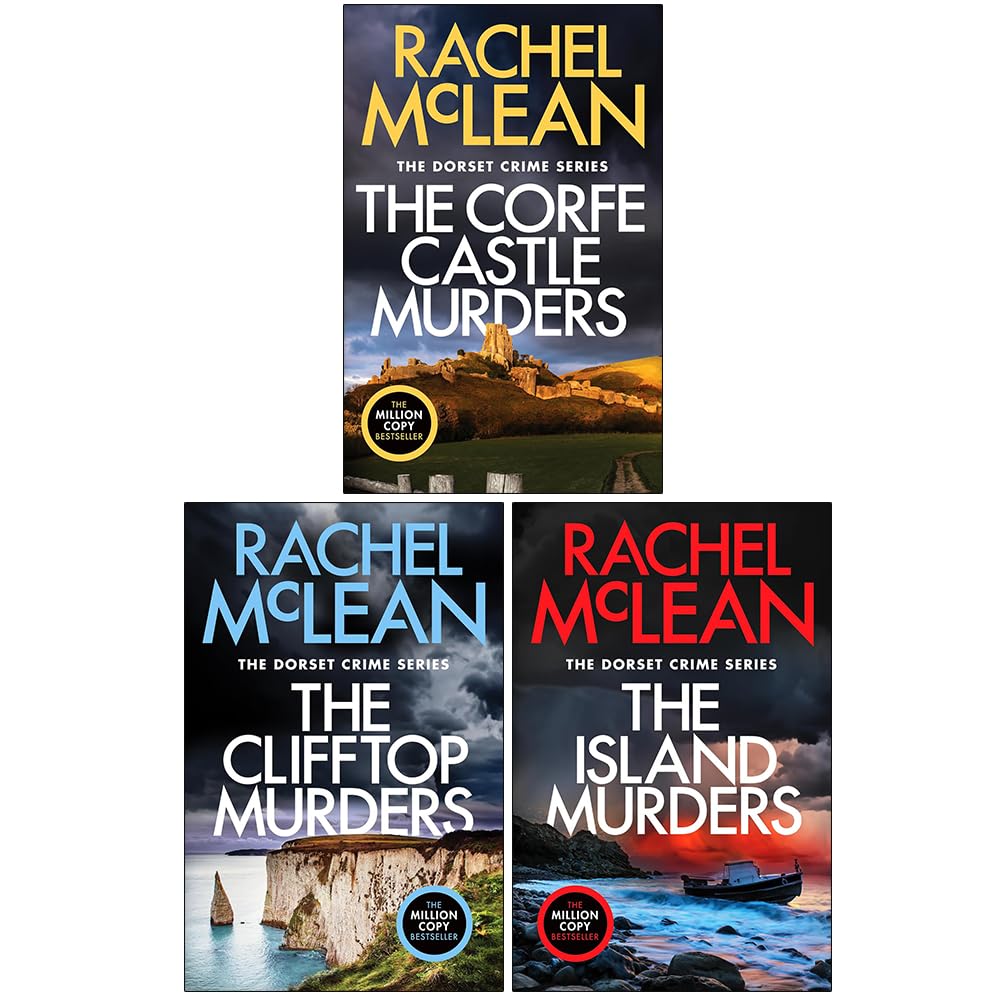 Rachel McLean Dorset Crime Series Collection 3 Books Set (The Corfe Ca