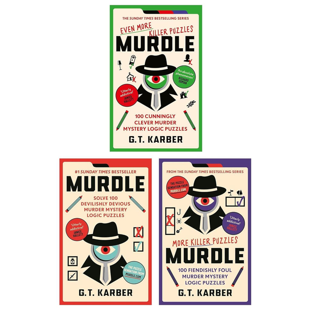 Murdle Puzzle Series 3 Books Collection Set (Murdle, Murdle: More Kill