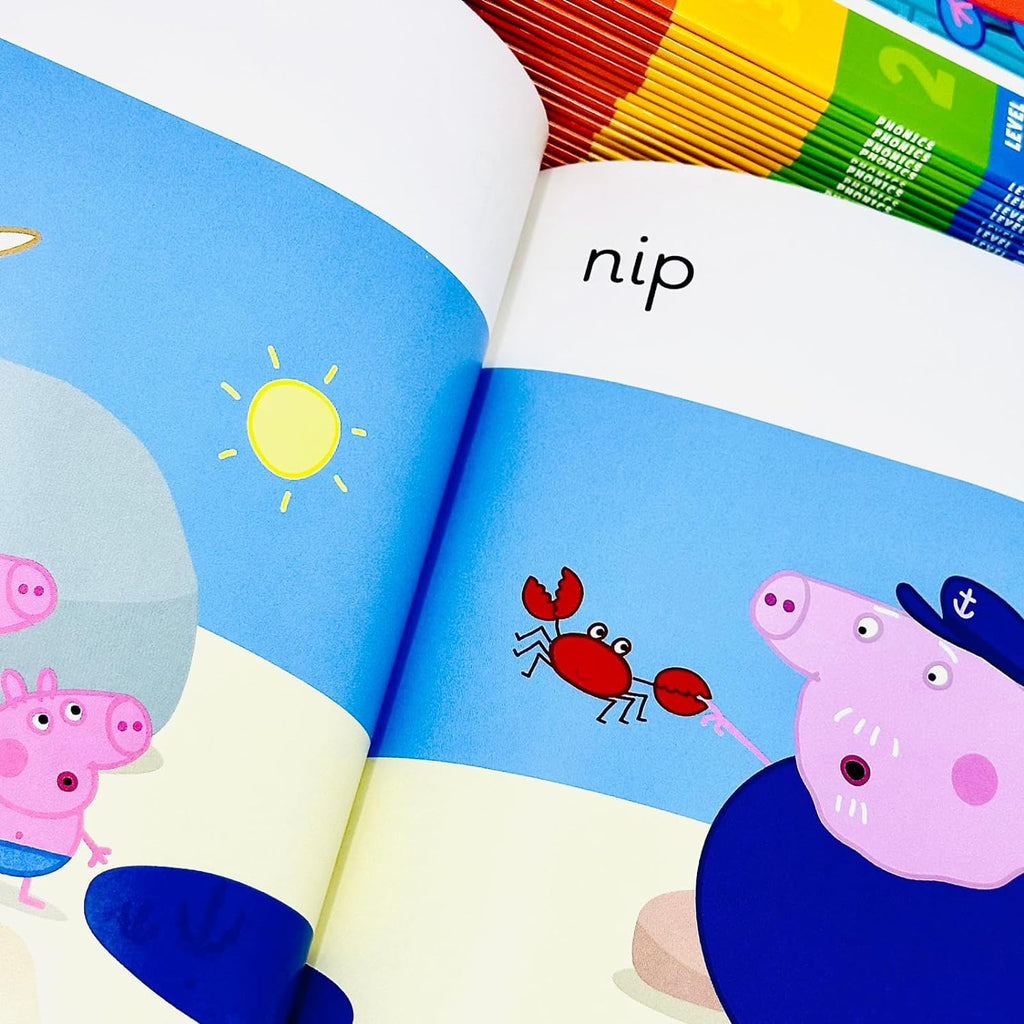 Learn with Peppa Phonics Level 1 & 2 Collection 20 Books Set By Peppa