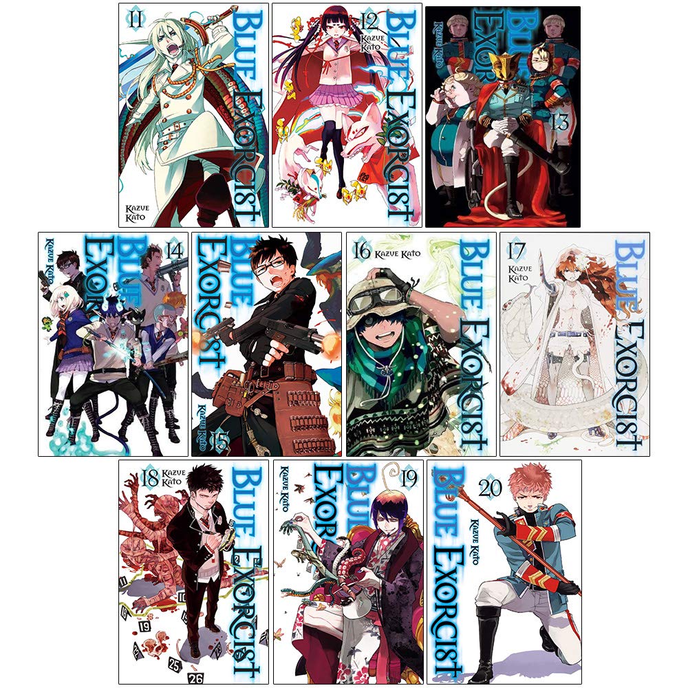 Blue Exorcist Series Vol 11-20 Collection 10 Books Set (Series 3 and 4