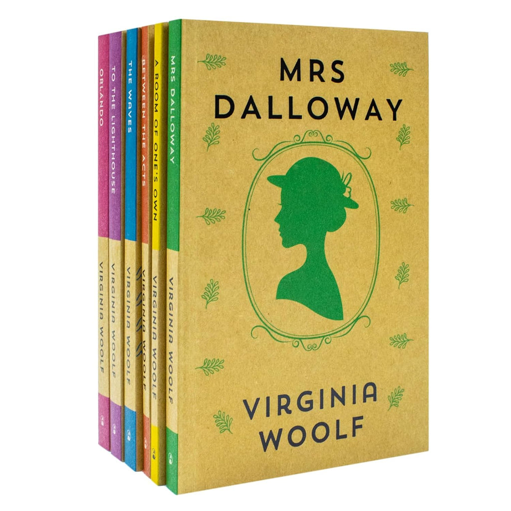 The Virginia Woolf Collection 6 Books set: (A Room Of One's Own, Mrs D