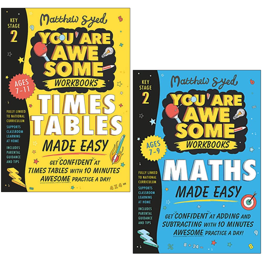 You Are Awesome Workbooks Made Easy 2 Books Collection Set By Matthew