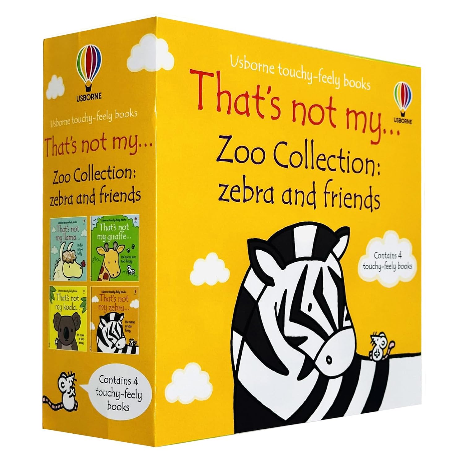 Usborne Touchy-Feely Books Thats Not My Books Zoo Collection 4 Books