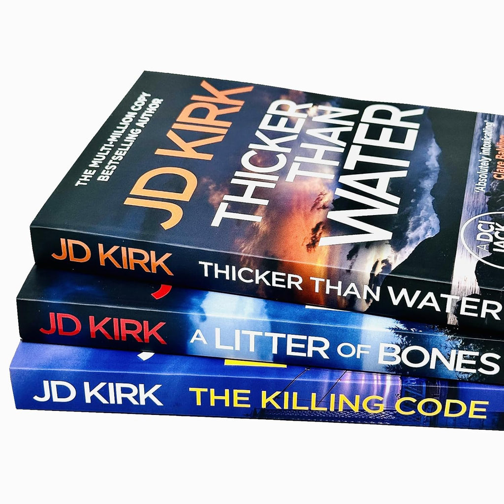 DCI Logan Crime Thrillers 3 Books Collection Set By JD Kirk (Thicker T