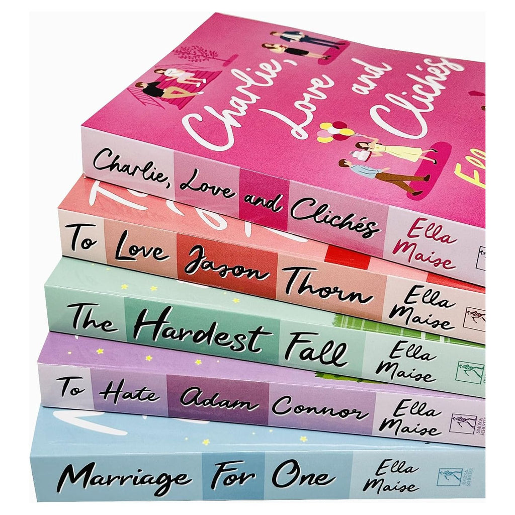 Ella Maise Collection 5 Books Set (Charlie Love and Cliches, To Love J
