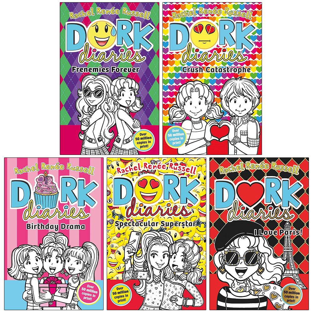 Dork Diaries Collection 5 Books Set (Volume 11-15) By Rachel Renee Rus