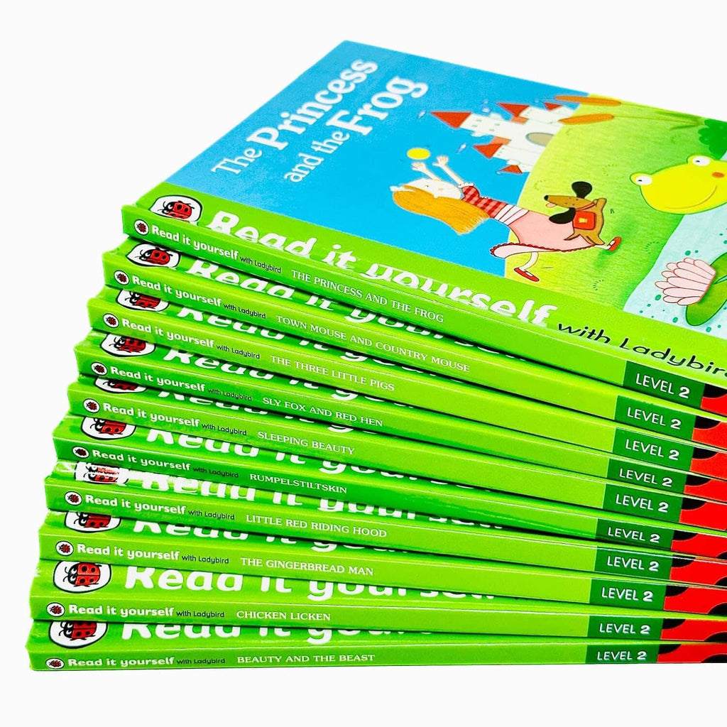Ladybird Read It Yourself Tuck Box Level 2: 10 Books Box Set (Beauty a