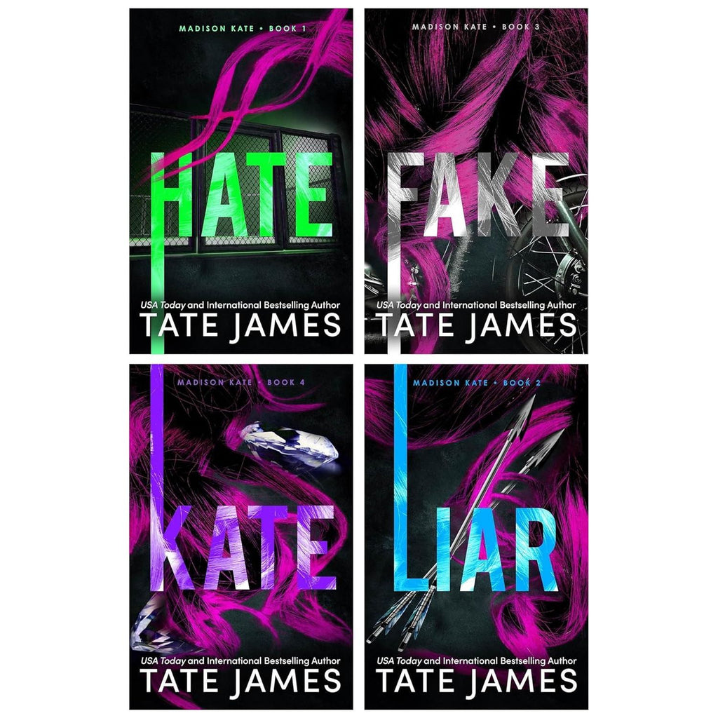 Madison Kate Series 4 Books Collection Set by Tate James | Reverse Har