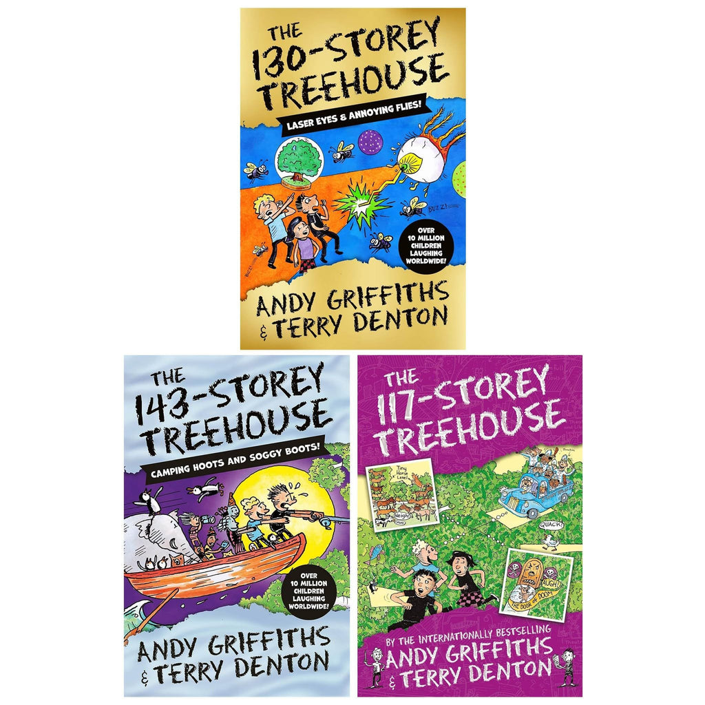 The Treehouse Series 3 Books Collection Set (The 117-Storey Treehouse,
