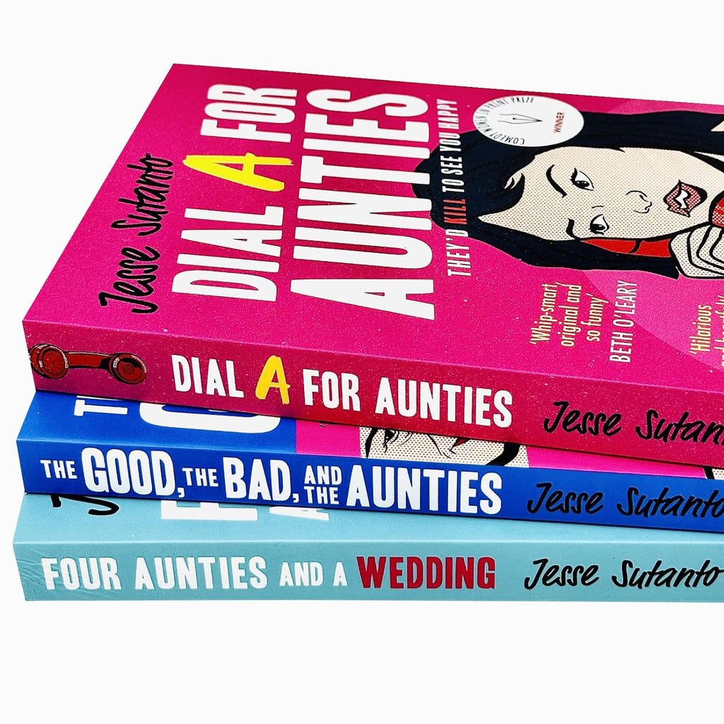 Aunties Series 3 Books Collection Set By Jesse Sutanto (Dial A For Aun