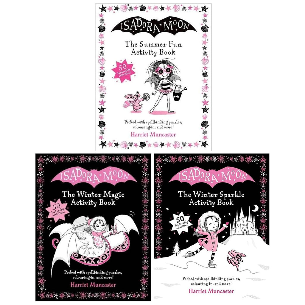 Isadora Moon The Winter Magic & Summer Fun Activity 3 Books Collection