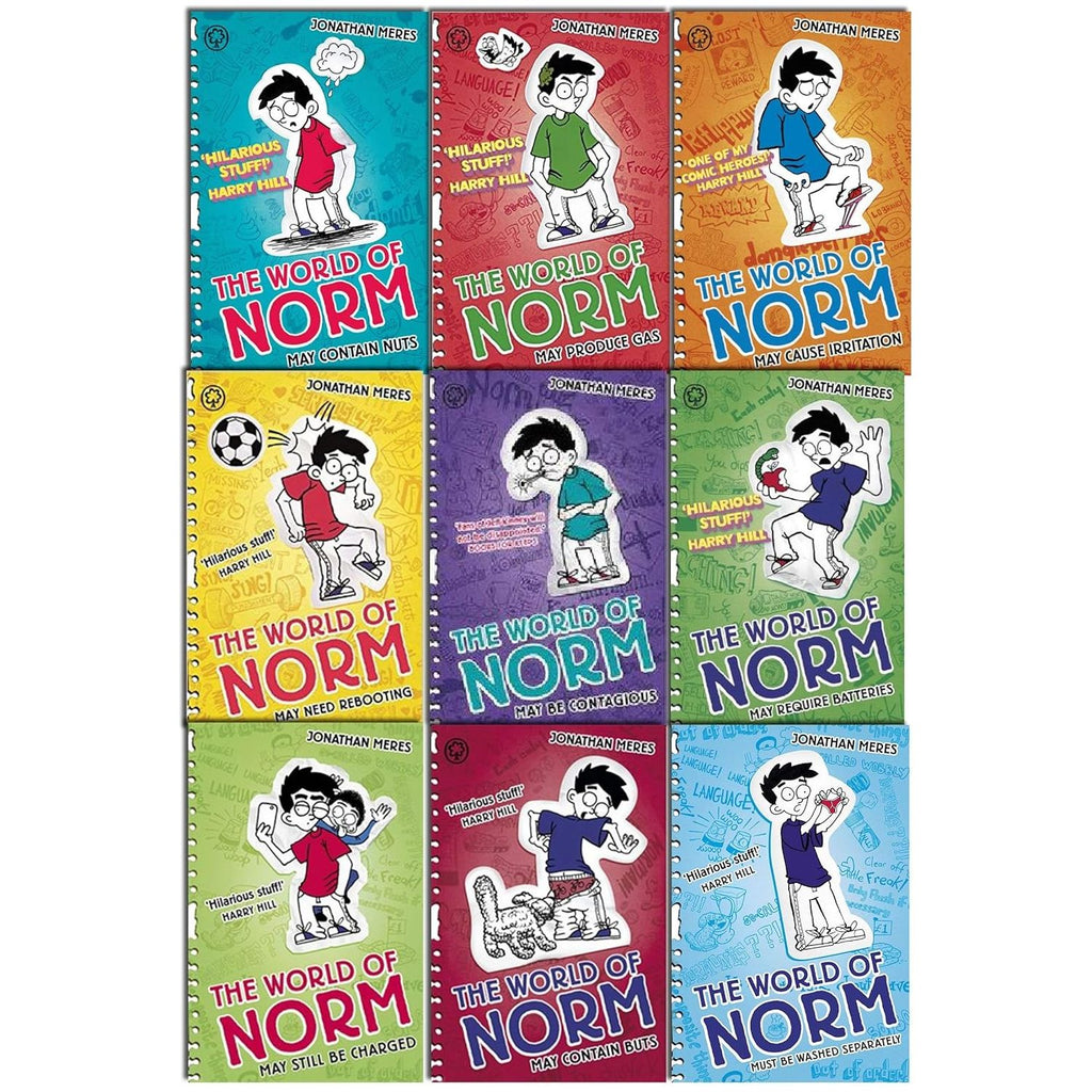 The World Of Norm Series 1 To 3 - 9 Books Collection Pack Set By Jonat
