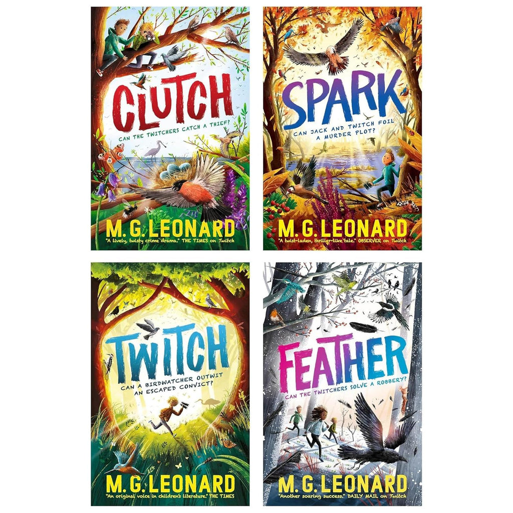 The Twitchers Series 4 Books Collection Set (Twitch, Spark, Clutch & F