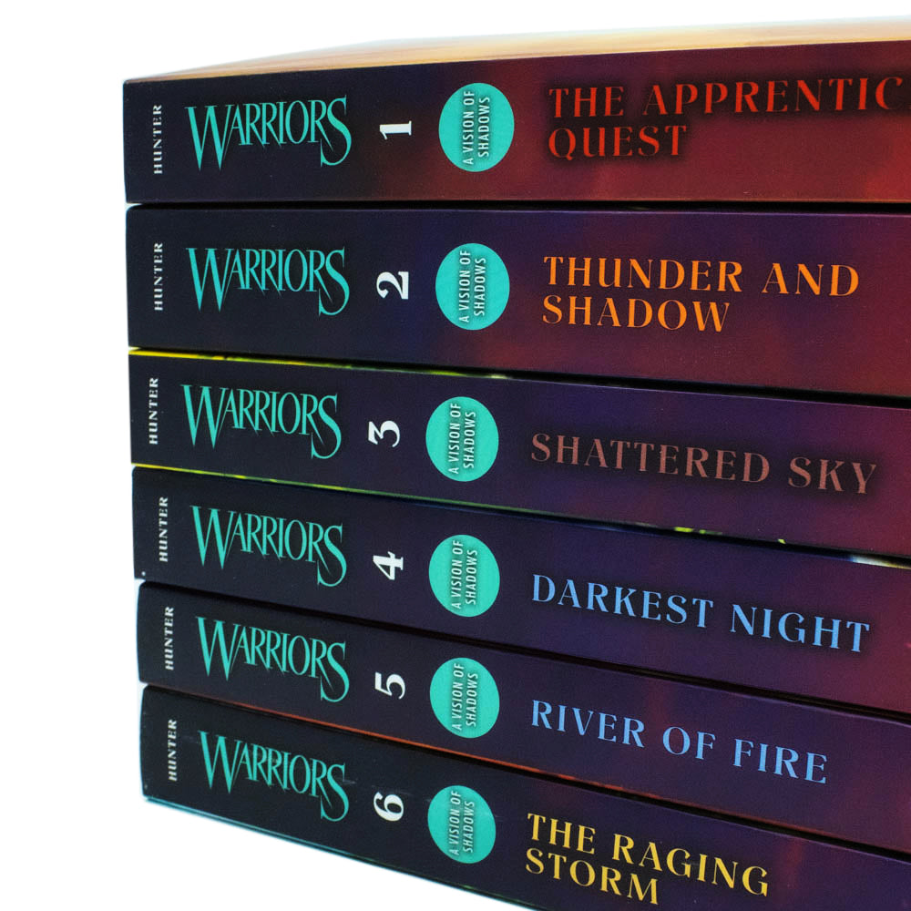 Warrior Cats A Vision of Shadows Series Books 1 - 6 Series 6 Collectio