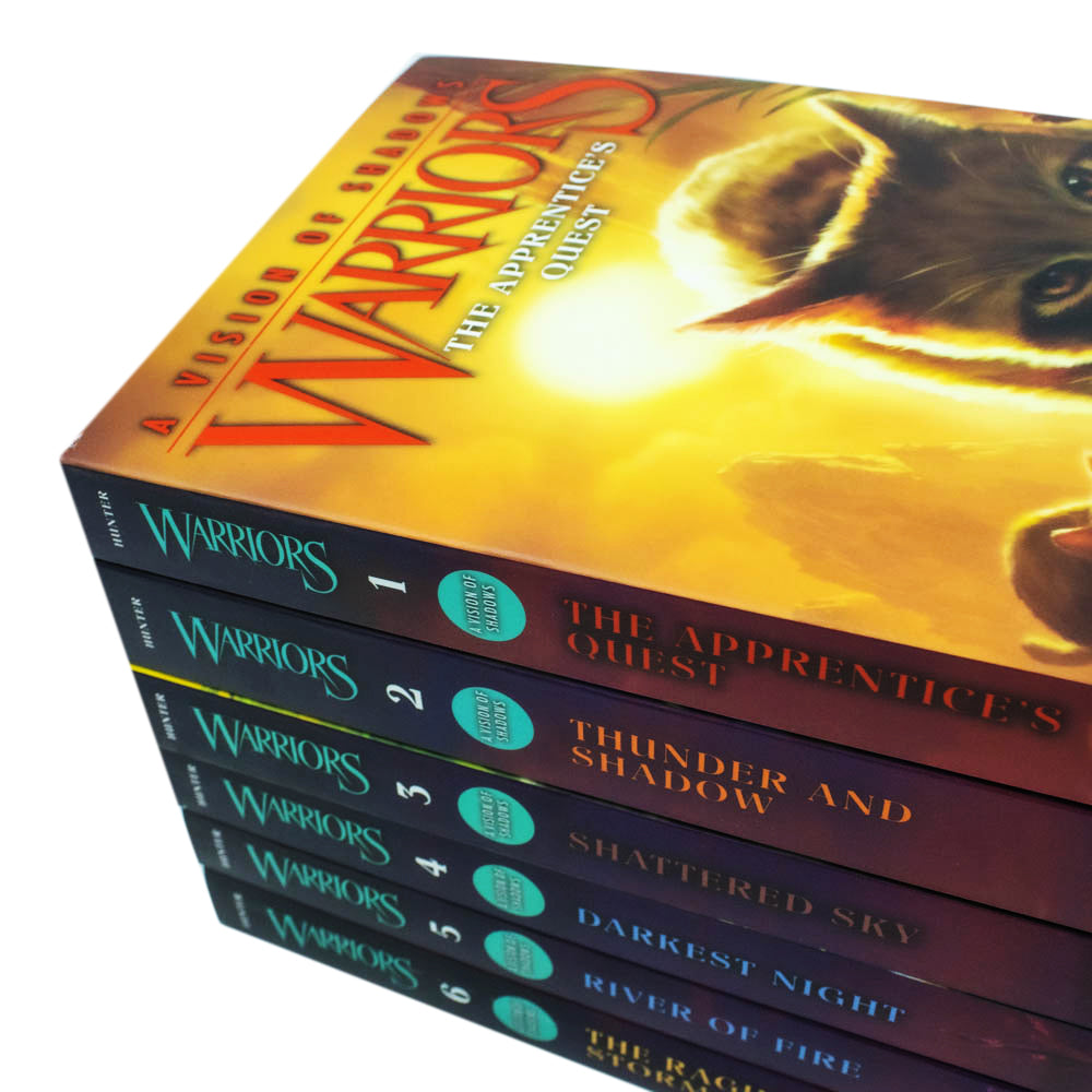 Warrior Cats A Vision of Shadows Series Books 1 - 6 Series 6 Collectio