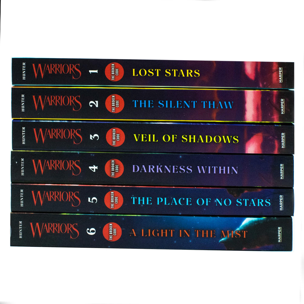 Warrior Cats The Broken Code Series 7 Collection 6 Books Set By Erin H