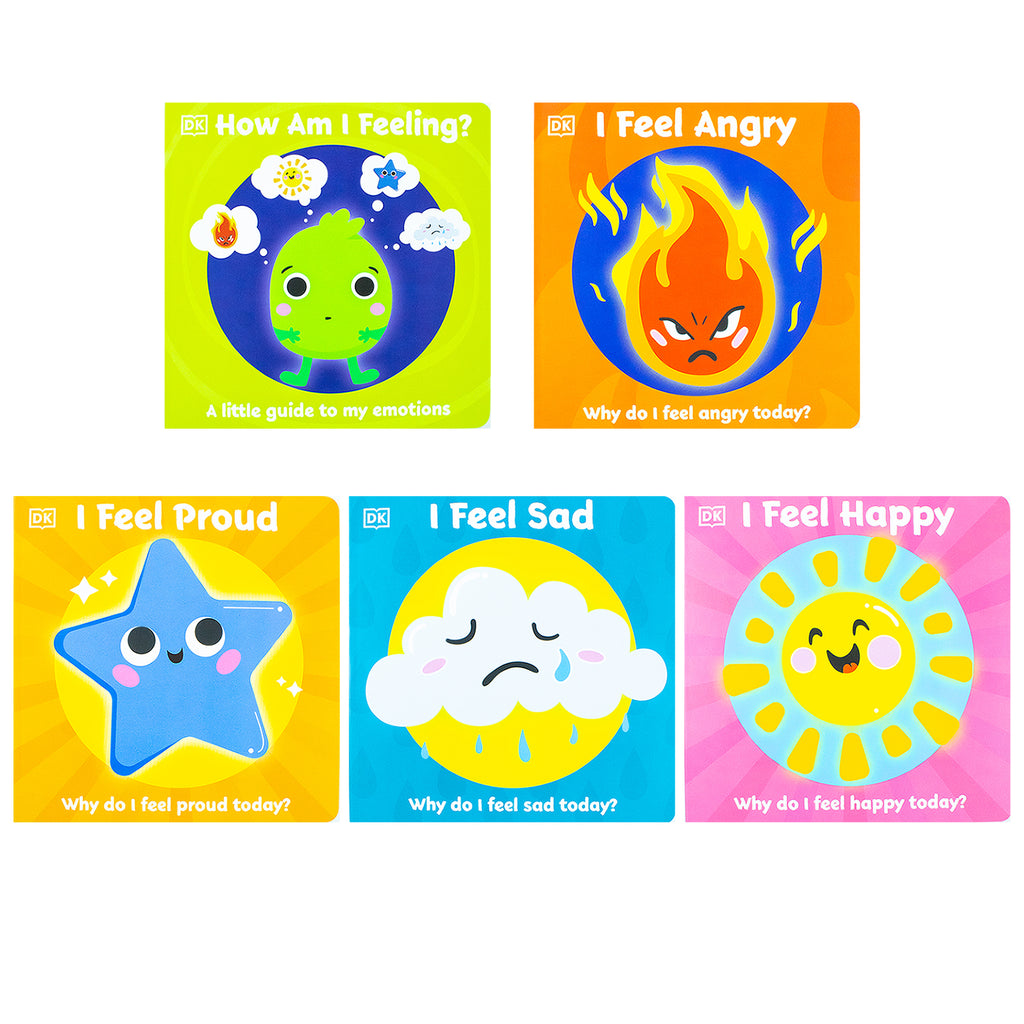 DK My Little Box of Emotions 5 Books Collection Box Set(I Feel Angry,