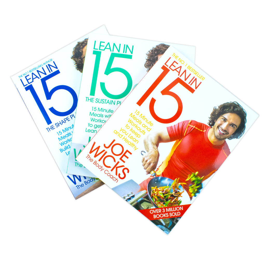 Lean In 15 Collection Joe Wicks 3 Books Set