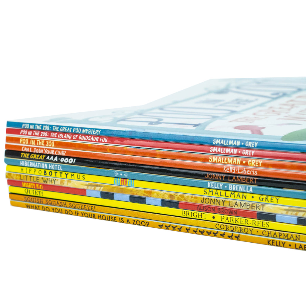 The Zoo Series Children Picture Stories 12 Books Collection Set (Pooh