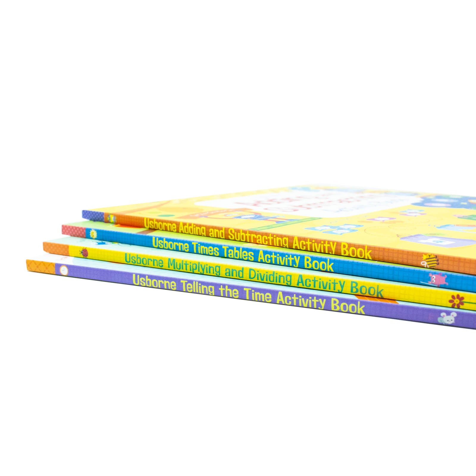 Children Usborne Educational Workbooks 4 Books Set (Addition & Subtrac