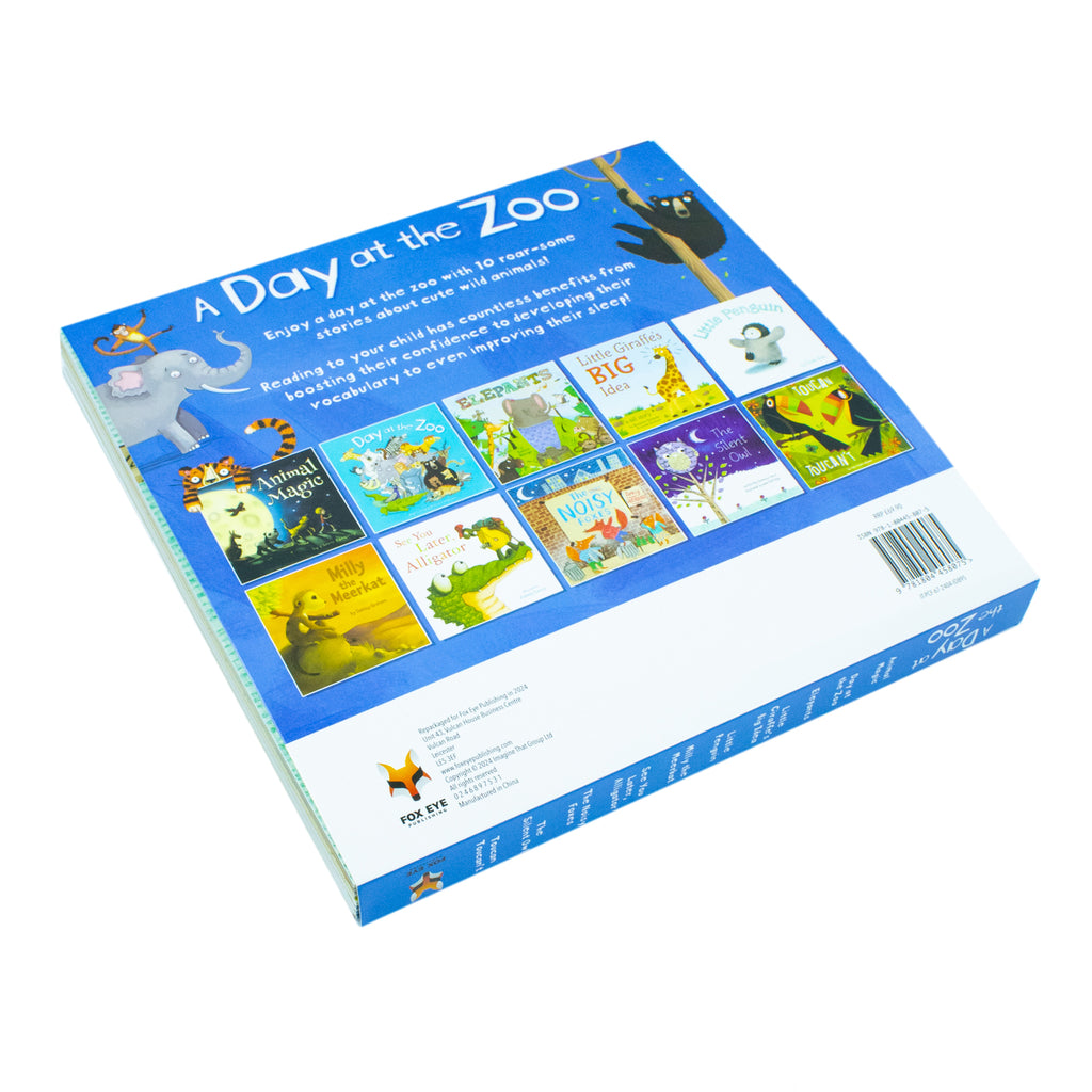 A Day at the Zoo 10 Animal Stories Illustrated Picture Flats Book Coll