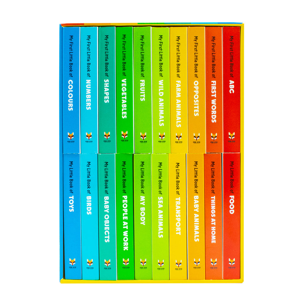 My First Little Library 20 Books Set Collection (Toys, Food,Things at