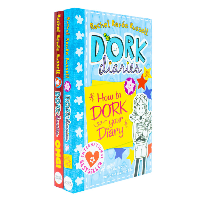 Dork Diaries 2 Books Collection Set by Rachel Renee Russell (Dork Diar