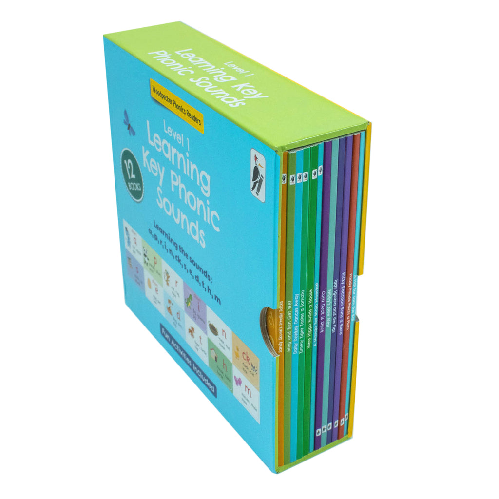 My First Phonic Sounds 12 Books Collection Box Set with Included Fun A