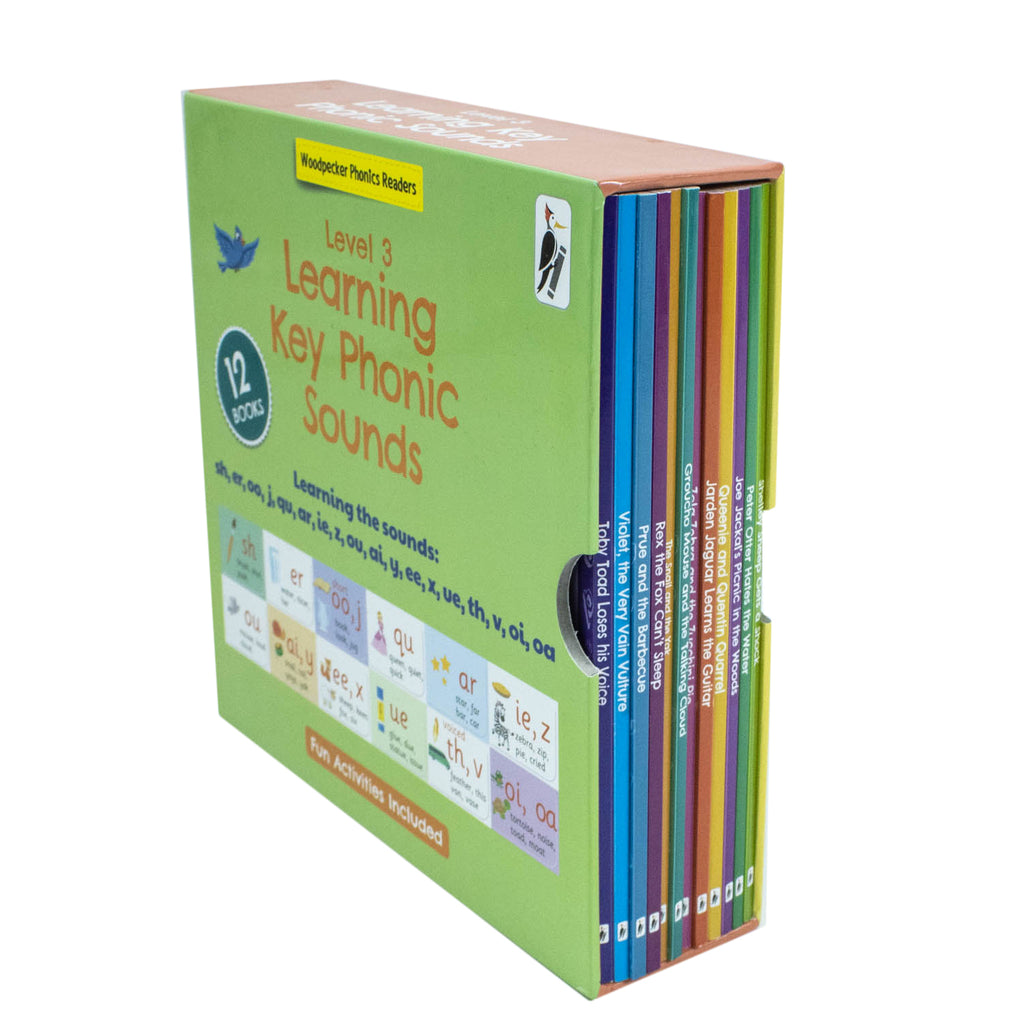 My Third Phonic Sounds 12 Books Collection Box Set with Included Fun A