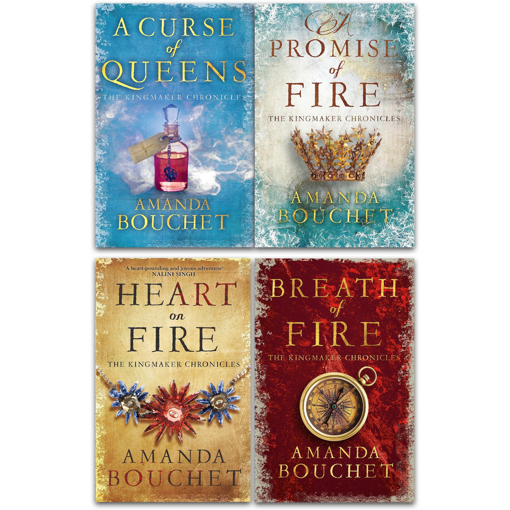 Amanda Bouchet 4 Books Collection Set (Breath of Fire, Heart of Fire, A ...
