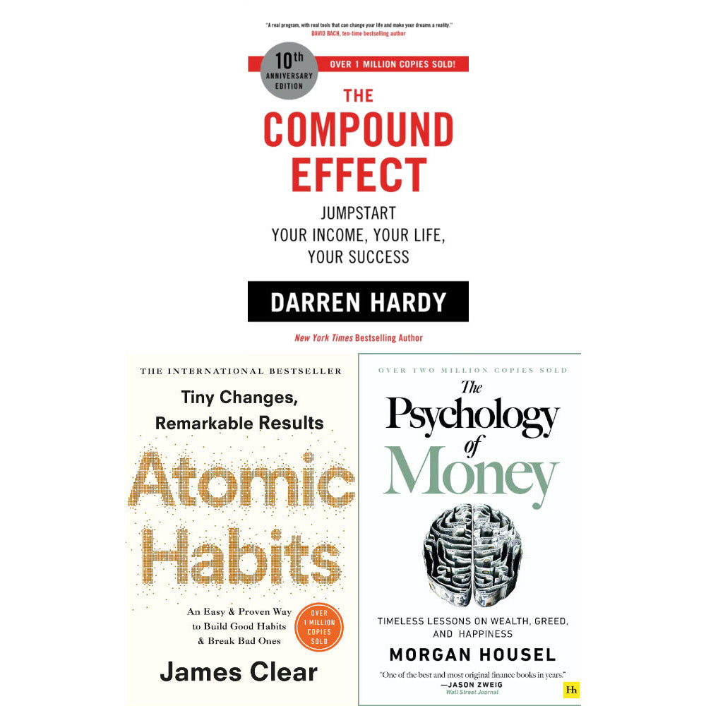 Atomic Habits, The Compound Effect, The Psychology of Money 3 Books ...