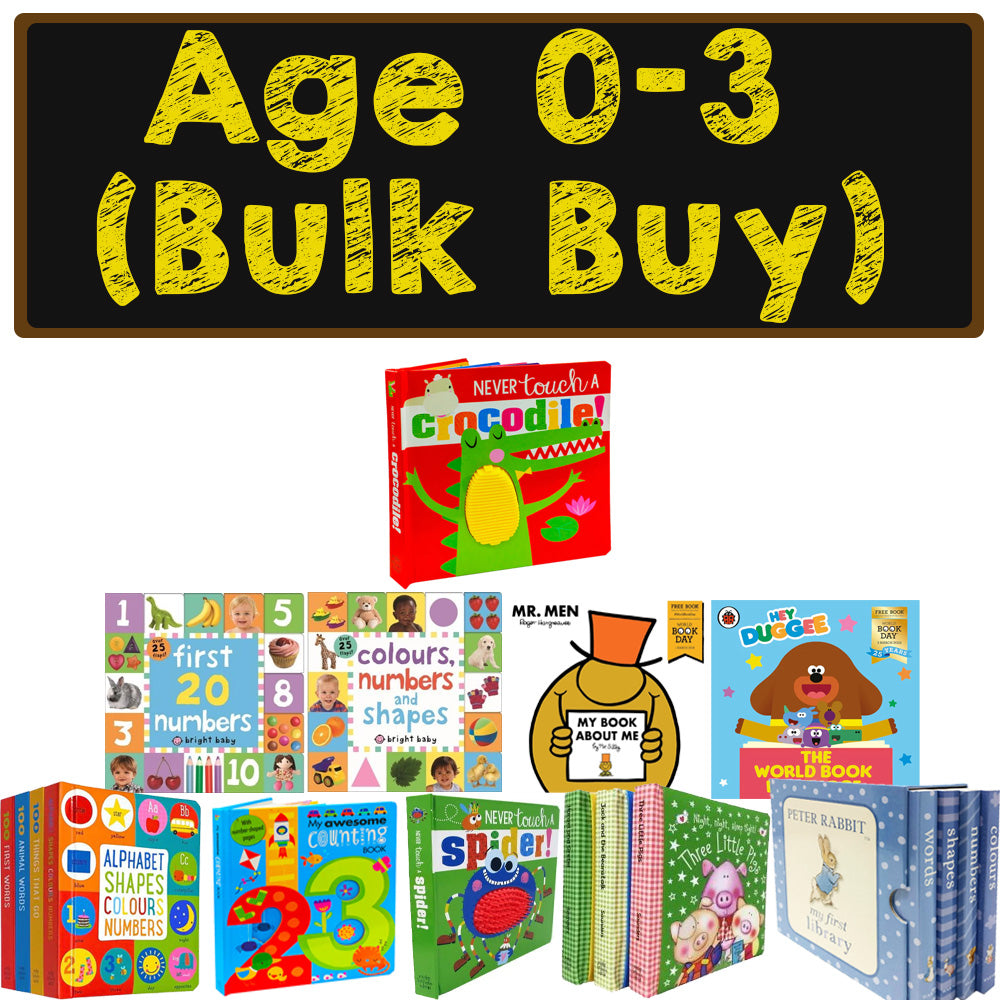Age 0-3 Book Bundle Bulk Buy Set Kids Books, Toddler Books