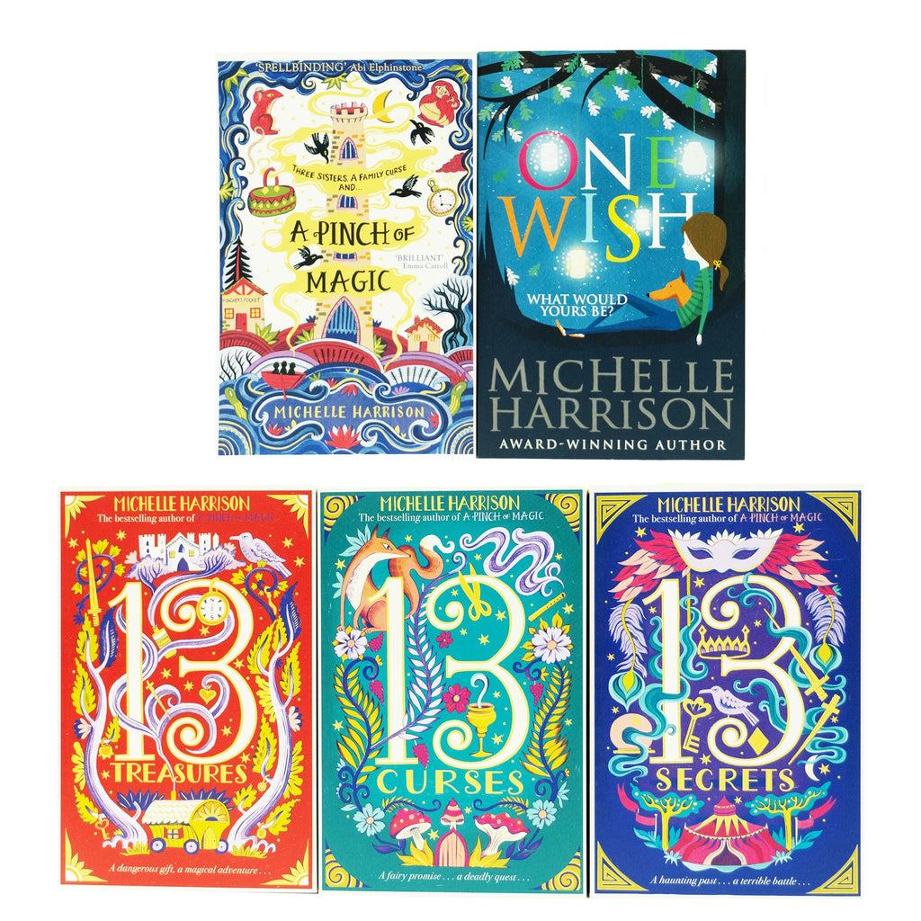 Michelle Harrison Collection 5 Books Set (One Wish, The Thirteen Treas