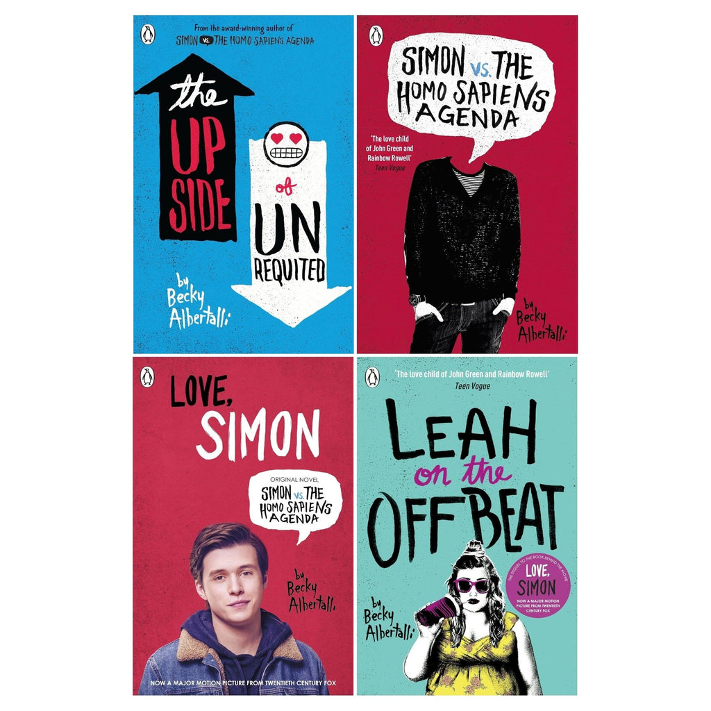 Becky Albertalli 4 Books Collection Set (Simon vs. the Homo Sapiens Ag