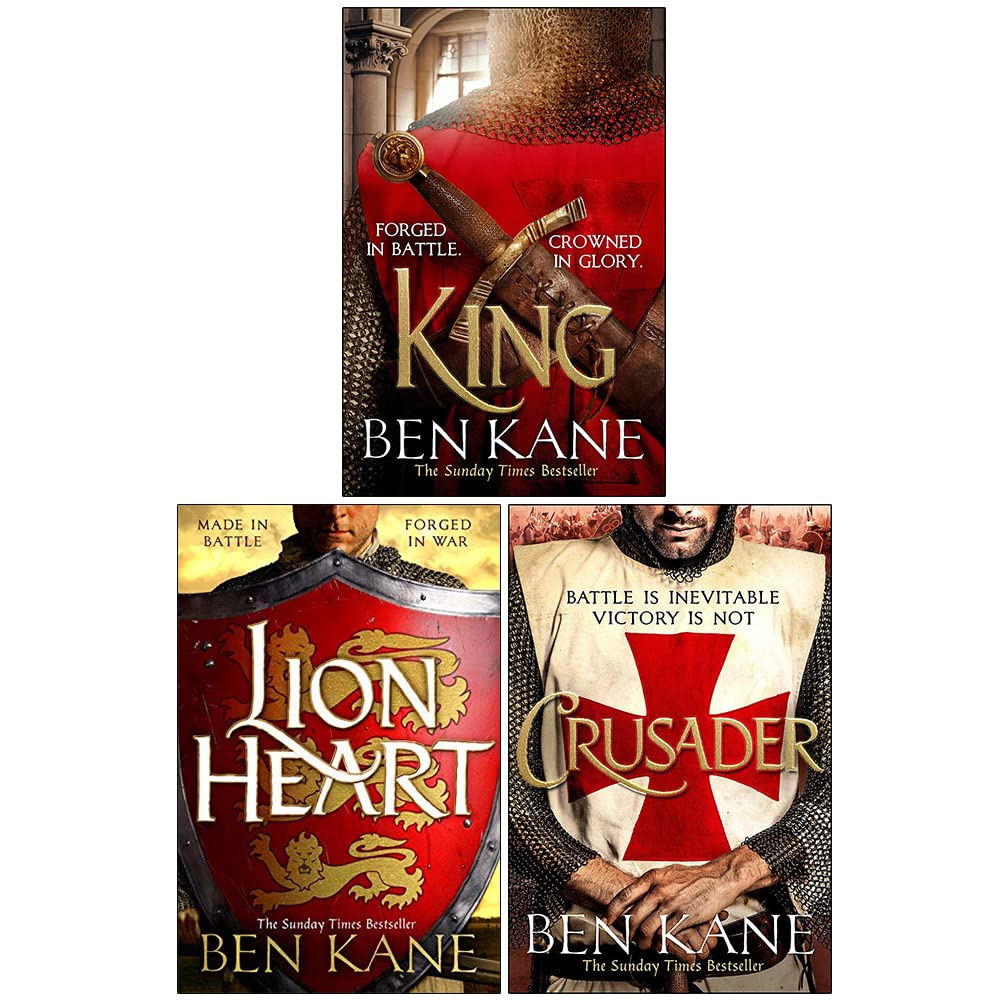 Richard the Lionheart Collection 3 Books Set By Ben Kane (Crusader, Li