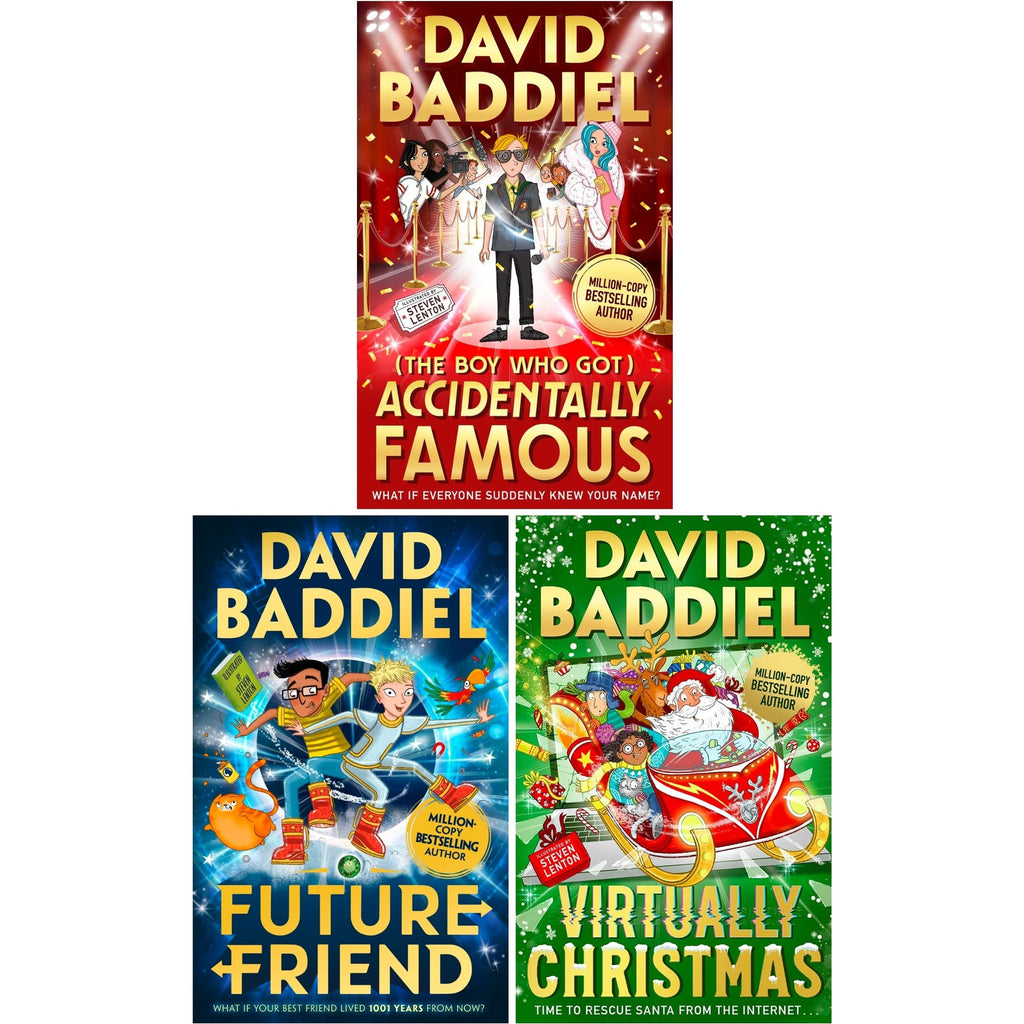David Baddiel 3 Books Collection Set (Virtually Christmas, Accidentaly ...