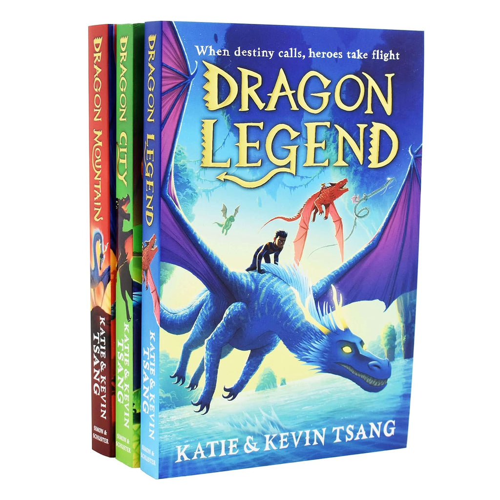 Dragon Realm Series 3 Books Collection Set By Katie Tsang, Kevin Tsang ...