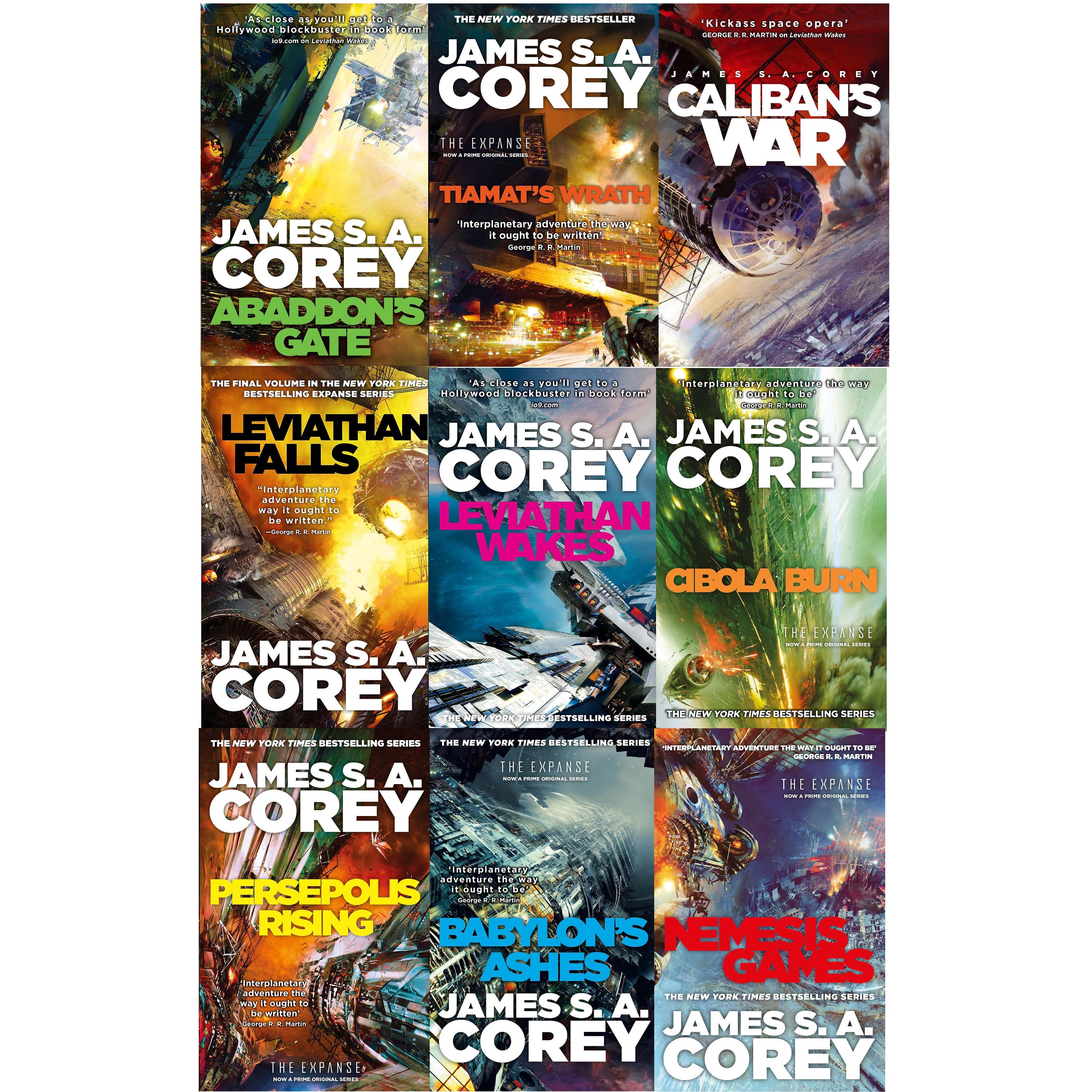 James Corey Expanse Series Books Collection Set (Leviathan, 55% OFF
