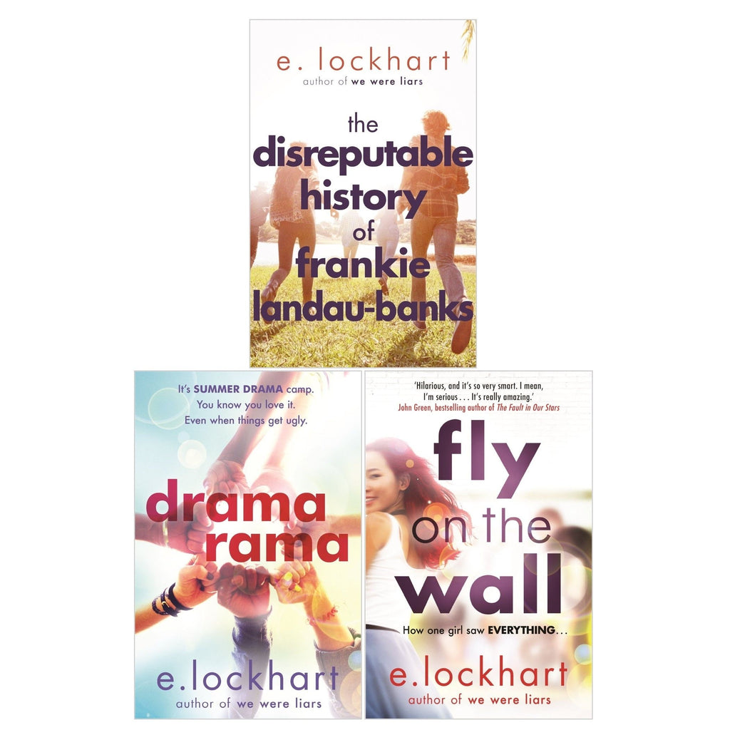 E. Lockhart 3 Books Collection Set (Fly on the Wall, Dramarama, The Di